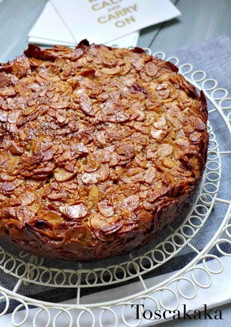 Tosca cake (Toscakaka) une touche de Scandinavie pour le goûter