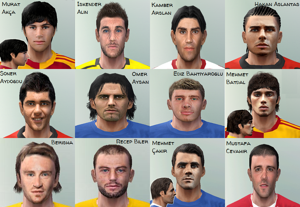 Faces PES 6: Turkey Facepacks