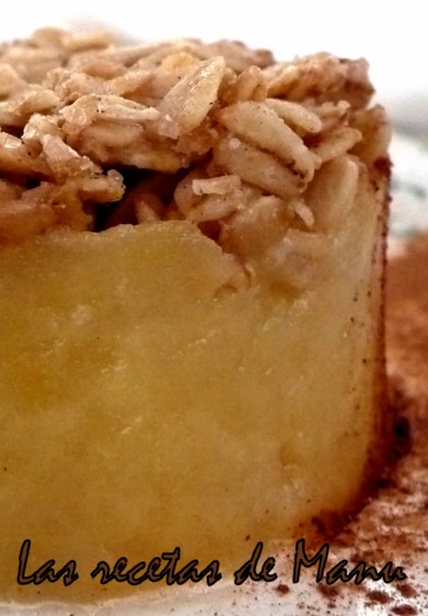Las recetas de Manu: CRUMBLE DE MANZANAS