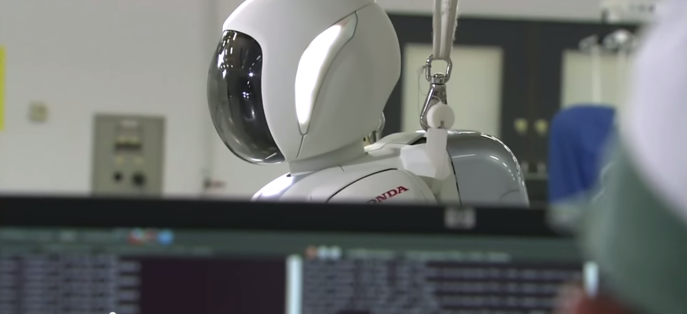 In this video featuring Honda's ASIMO Robot, Ubuntu can be seen doing ...