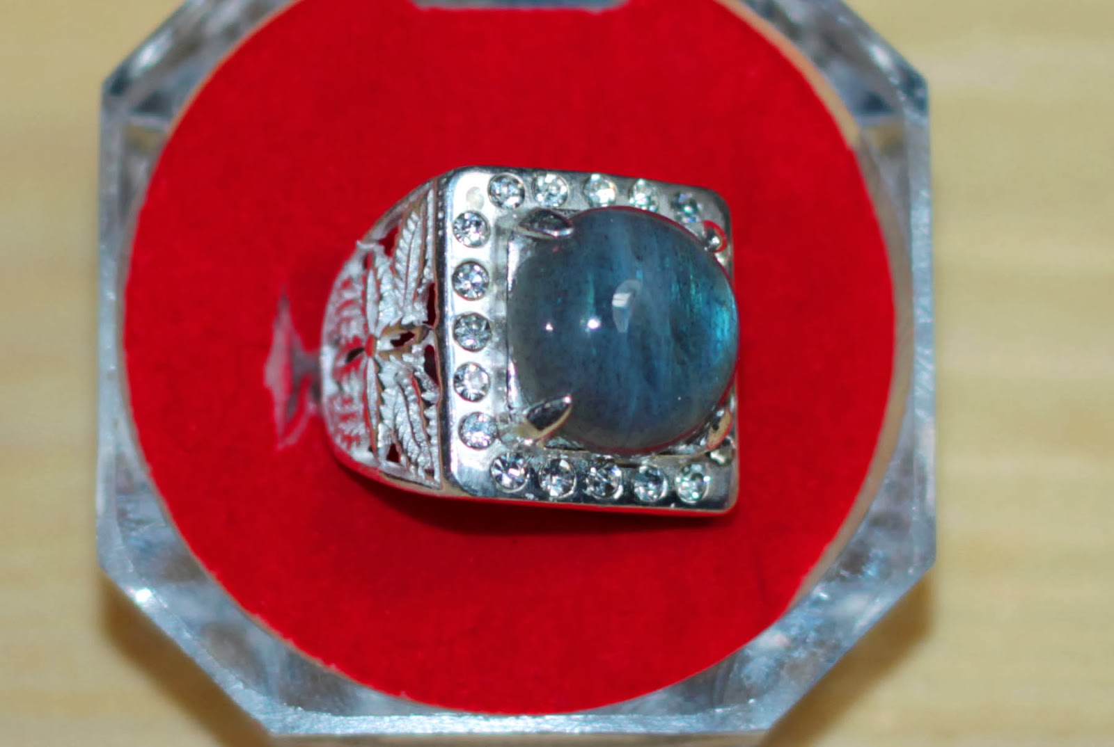 jual beli segala rupa: Batu Cincin Labradorite feldspar Ceylon 100% ...