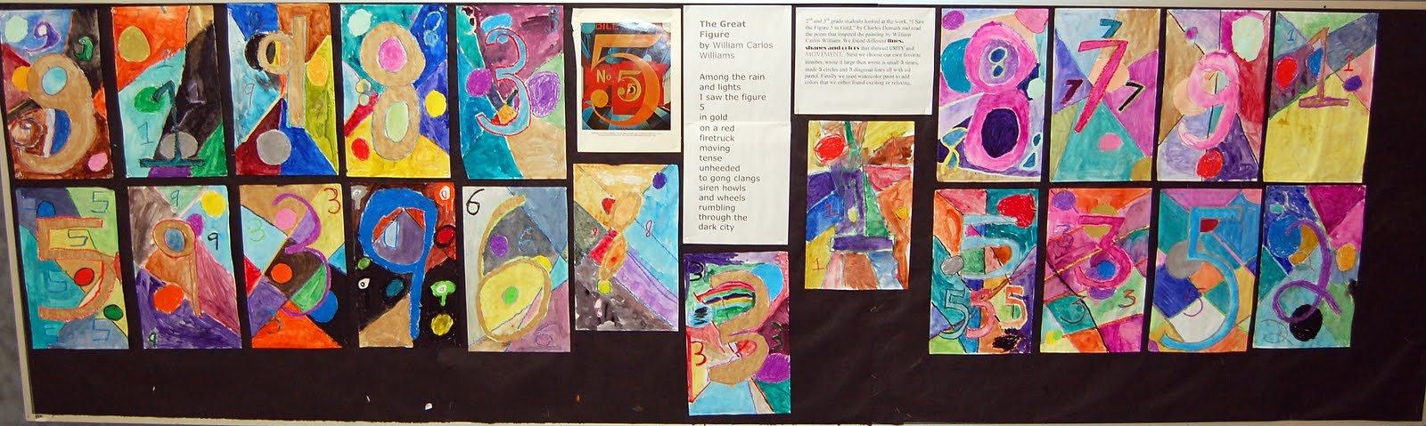 Mrs. Art Teacher!: The figure 5 in gold