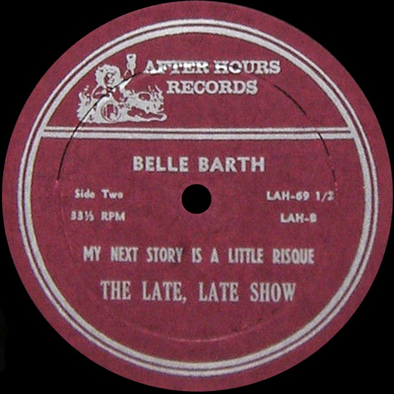 Vintage Stand-up Comedy: Belle Barth - My Next Story Is A Little Risque ...