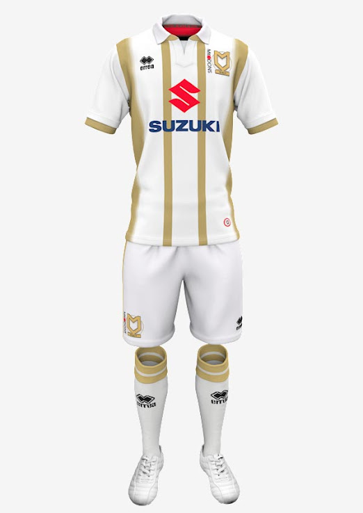 MK Dons 18-19 Home, Away & Third Kits Revealed - Footy Headlines