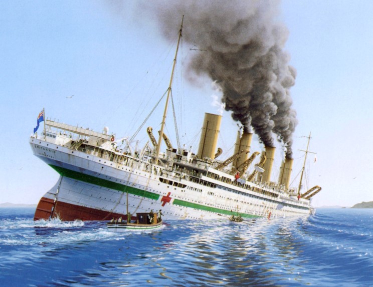Vida em Navios : HMHS Britannic