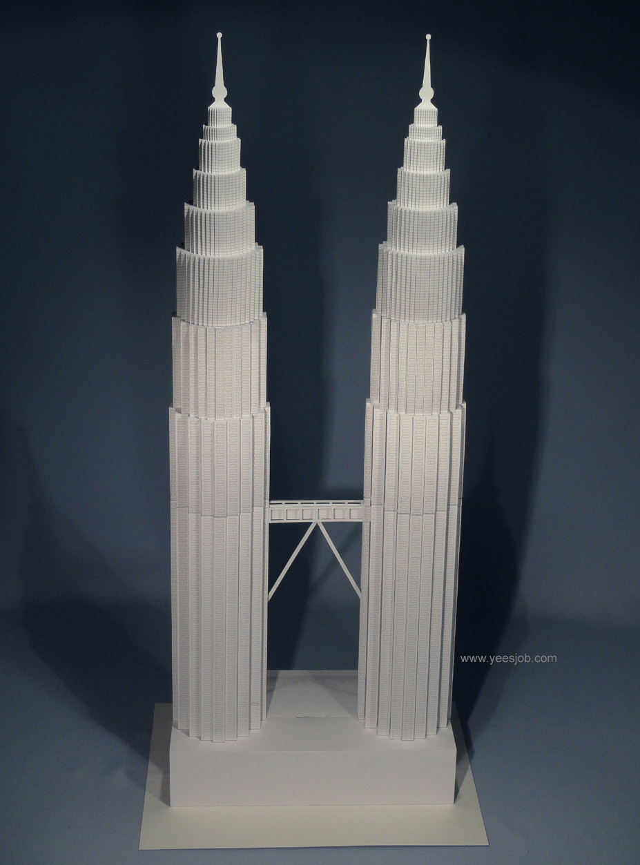 The Kingdom of Origami Architecture: The Petronas Towers Pop up ...