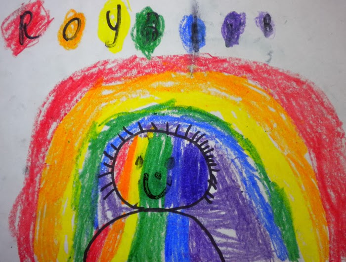 the colorful art room: Roy G. Biv