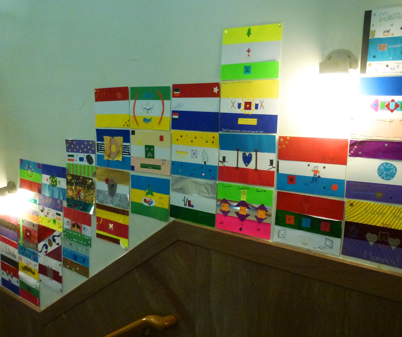 RESPONDING THROUGH ART: FLAG MANIA: Student Projects- installed in ...