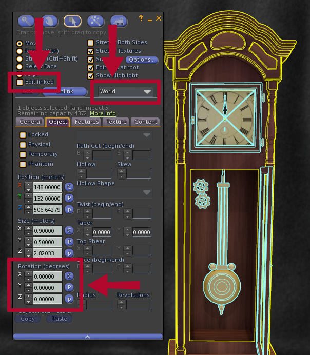 Black Tulip - Clock Scripts: Grandfather Clock