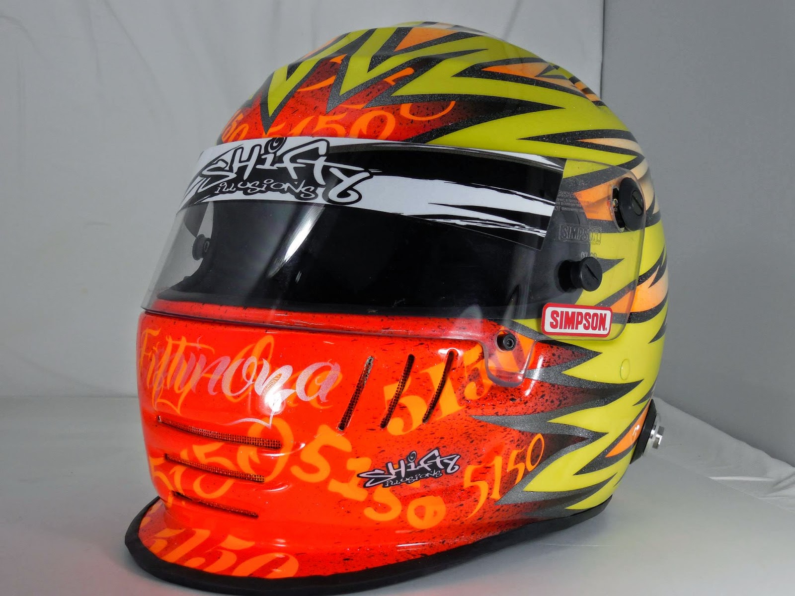 Racing Helmets Garage: Simpson Speedway Shark A.Espinoza 2014 by Shifty ...