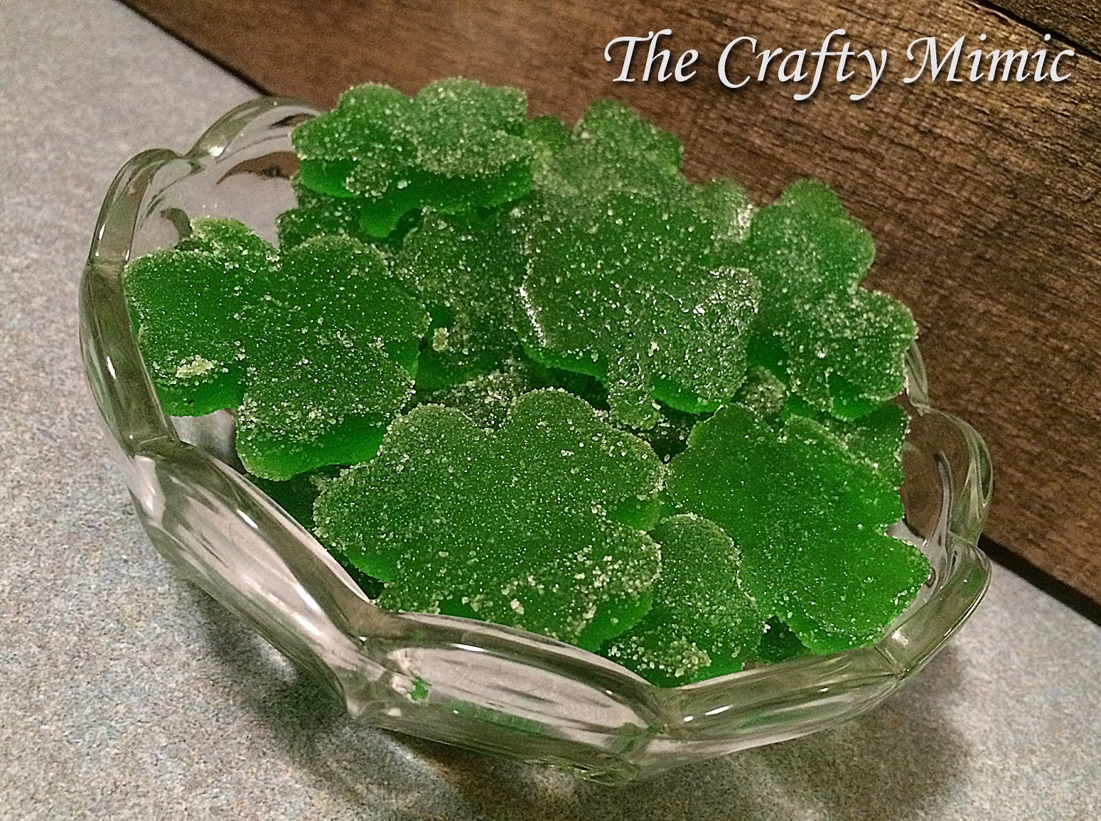 The Crafty Mimic: Lime Shamrock Gummies