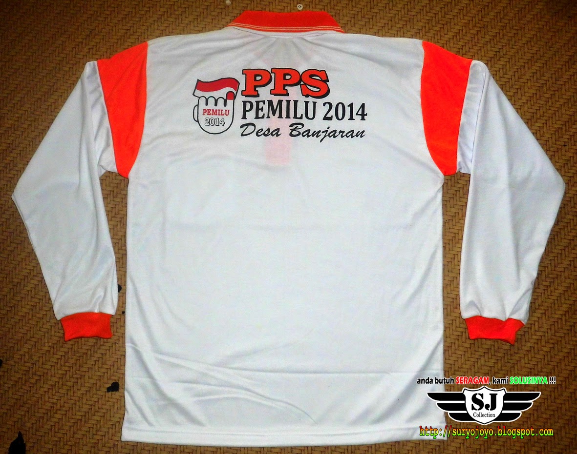 " SURYO JOYO " konveksi & sablon: KAOS KPPS & PPS PEMILU 2014 DESA BANJARAN