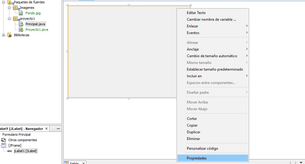 Cómo poner imagen de fondo a JFrame en Java NetBeans
