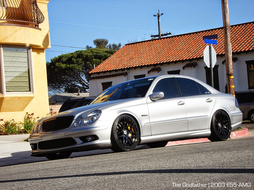 Mercedes-Benz W211 E55 AMG on Forgestar Wheels | BENZTUNING