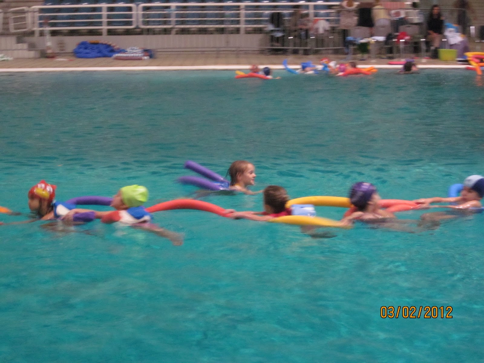 Yugowife's (and family) bits and bobs: Emma at the Olympics swimming pool