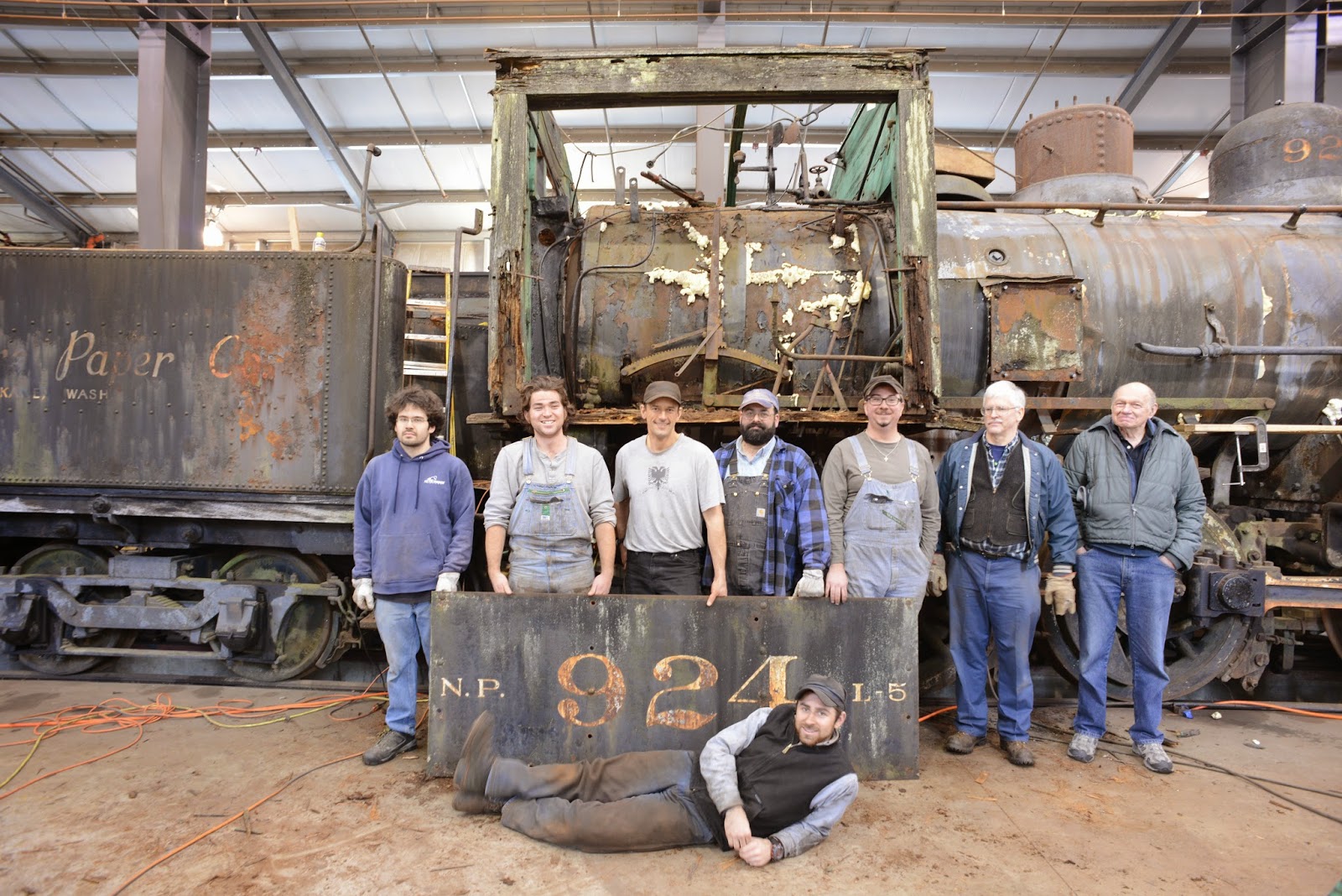 Northwest Railway Museum Blog: 924 begins to progress towards steam!