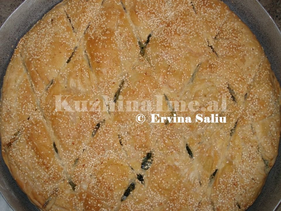 KuzhinaIme.al: Byrek me spinaq dhe presh (Receta nga Ervina Saliu)