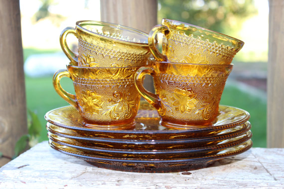 Chippy White Cottage: TIARA: The Glassware...Not The Crown