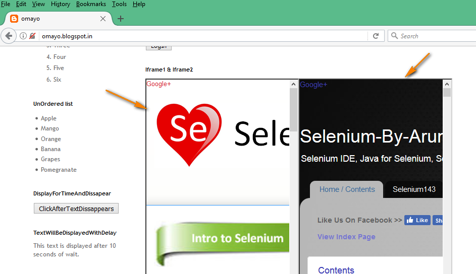 Selenium-By-Arun: NoSuchFrameException WebDriver Exception