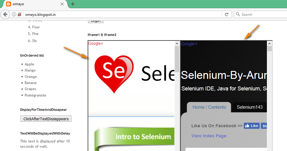 Selenium By Arun Nosuchframeexception Webdriver Exception