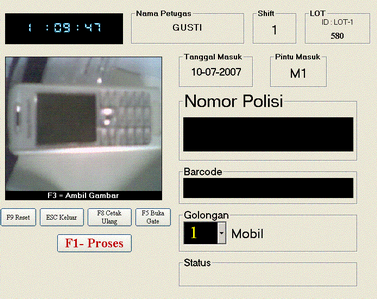 Jual Source Code Software Parkir
