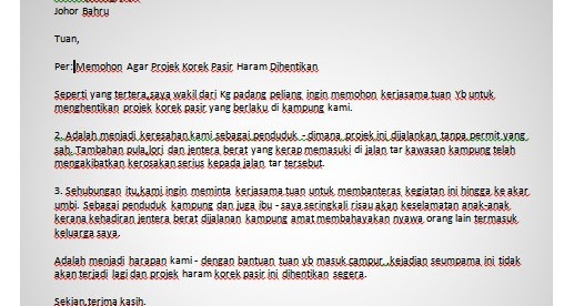 Contoh Surat Rasmi : Format & Template Terkini