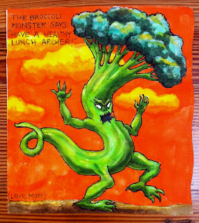 Daily Napkins: Monster Broccoli