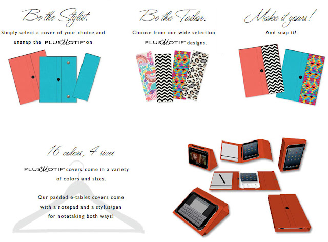 Fun and Interchangeable Plus Motif Tablet Cases by Papier de Maison ...