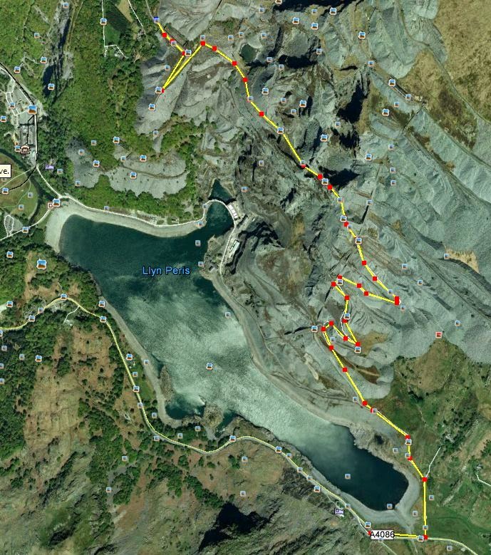 Sirpete's Pic's: Llanberis pass, Dinorwig slate quarries.