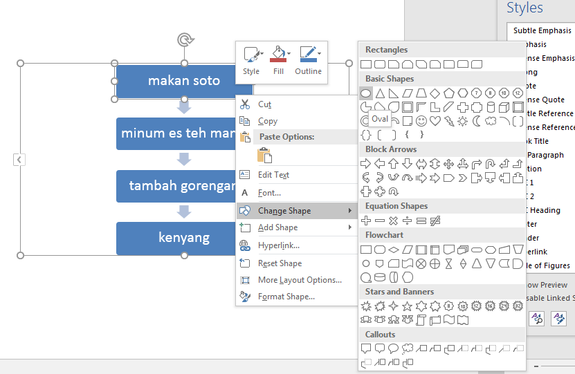 Cara Membuat Flowchart Tanpa Ribet Pada Ms Word 2016 - bagus3d