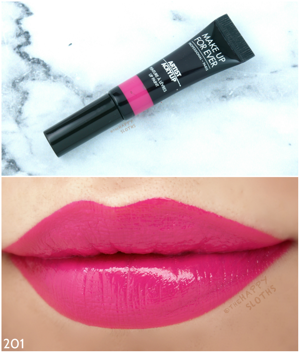 Make Up For Ever Artist Acrylip in "201", "400" & "401": Review and ...