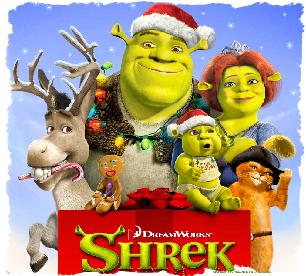 SHREK CHRISTMAS SONG Deck The Halls Villancico de Navidad letra y ...