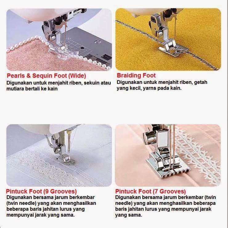 Beela Collections: 32 PCS TAPAK MESIN JAHIT PORTABLE