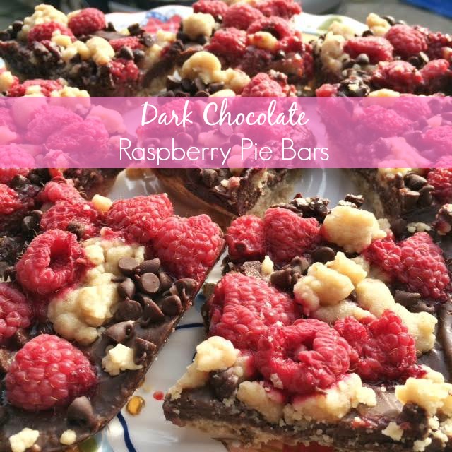 A Modern Grace: Dark Chocolate Raspberry Pie Bars