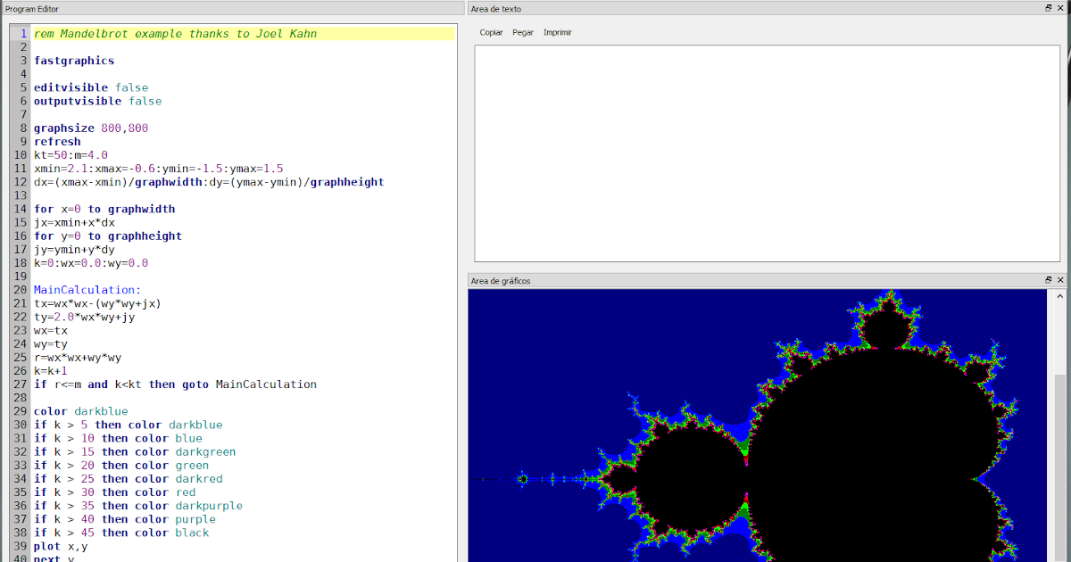 Aprendiendo C#, Python, C++, A.I, BASIC...: Basic 256