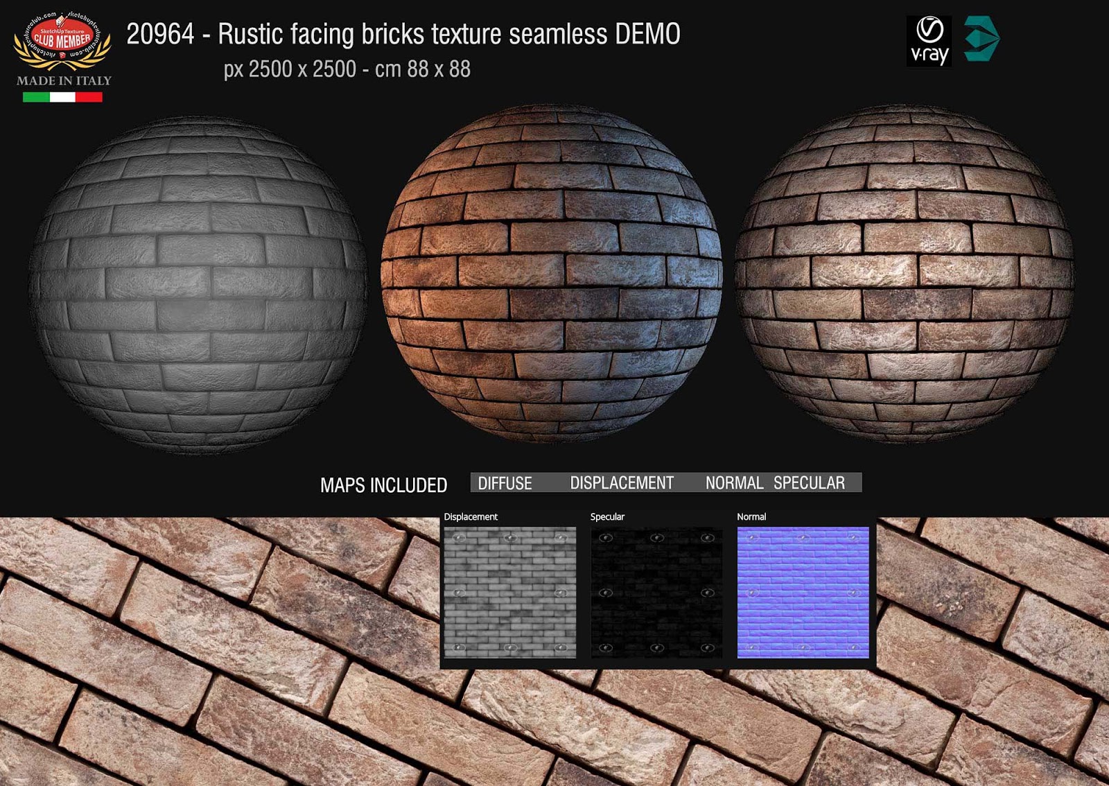 New amazing Facing bricks textures seamless and maps