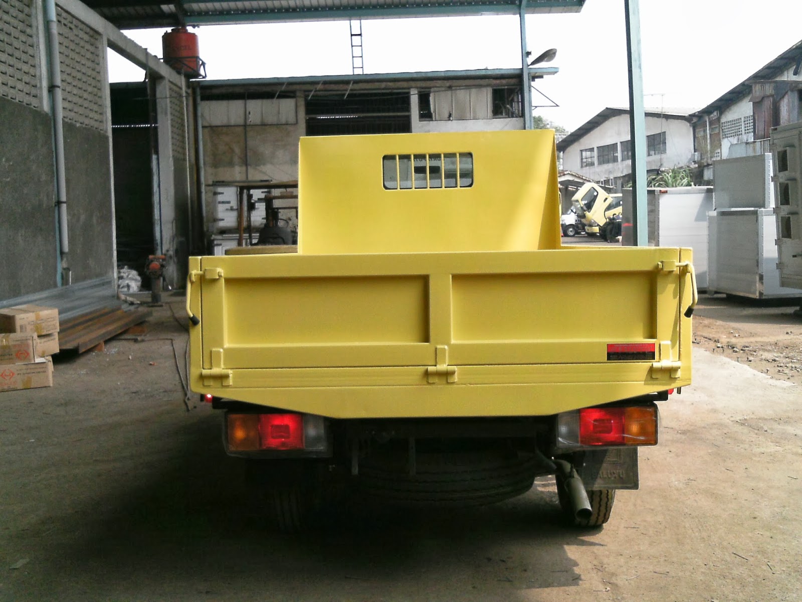 SALUYU KAROSERI: Bak besi Tinggi 40cm untuk mobil Truck 4 Roda