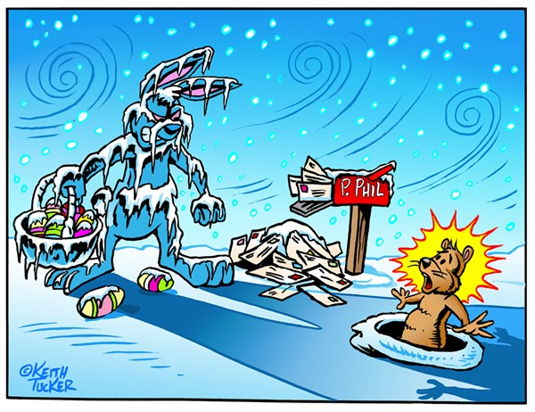 Easter Arrived Cold & Windy In NM This Year.