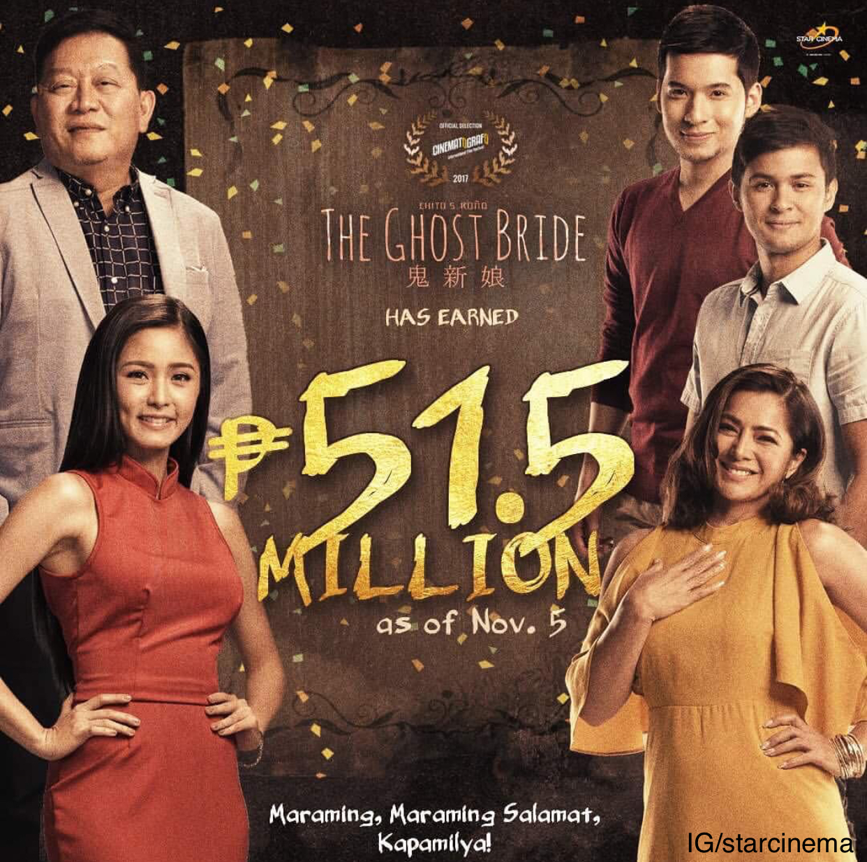 The Ghost Bride earns P51.5M in 5 days - The Ultimate Fan