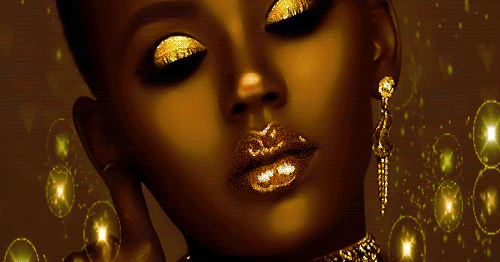 Mimi Gif: GOLD LADY