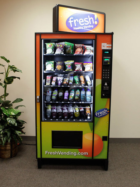 Vending Machine yang menjual makanan dan minuman sehat - Boku no Blog