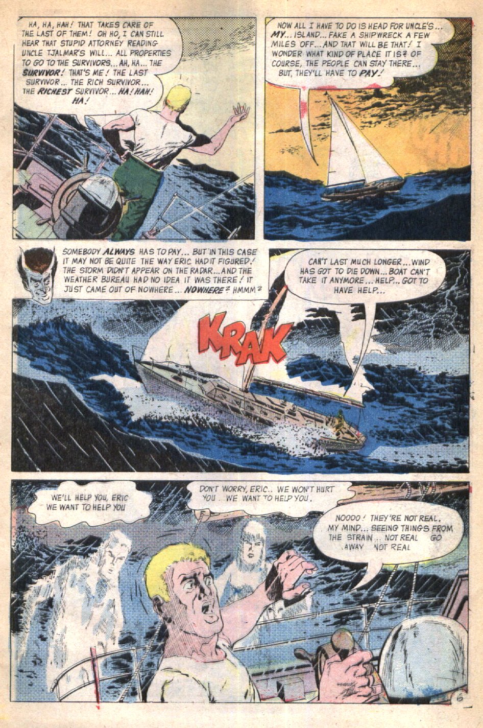 Diversions of the Groovy Kind: Amazed by Aparo: "The Phantom Crew" by ...
