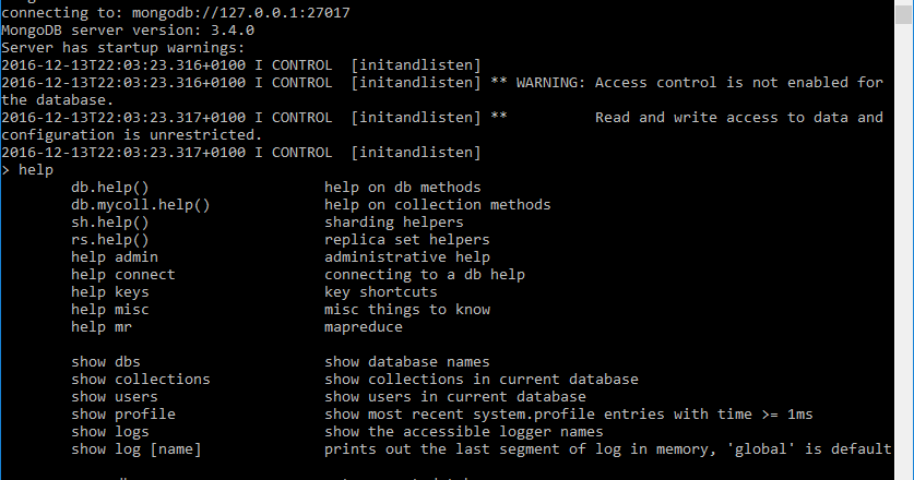 Daily MongoDB Blog: MongoDB Shell