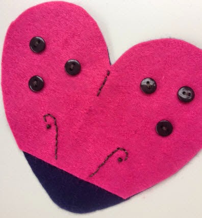 Hope & Gloria: Love Bug Pin Cushion - A Valentine's Day Make