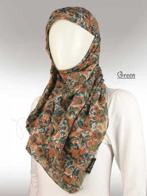 HIJAB HOUSE COLLECTION: PATTERN 4 SQUARE HIJAB