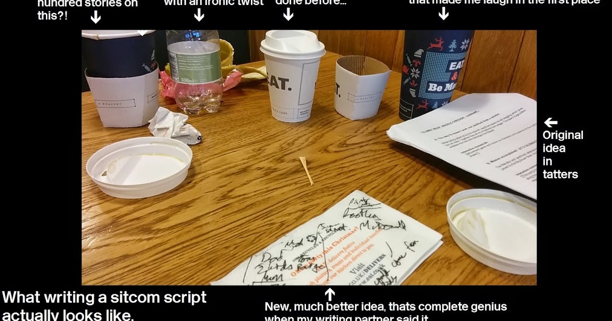 Neil Mossey What Writing A Sitcom Script Actually Looks Like Dad 
