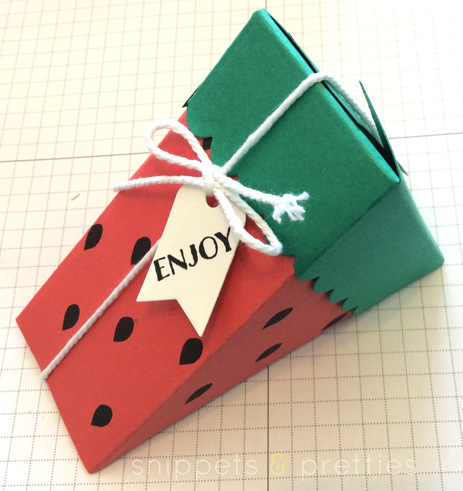 Snippets and Pretties: Watermelon box