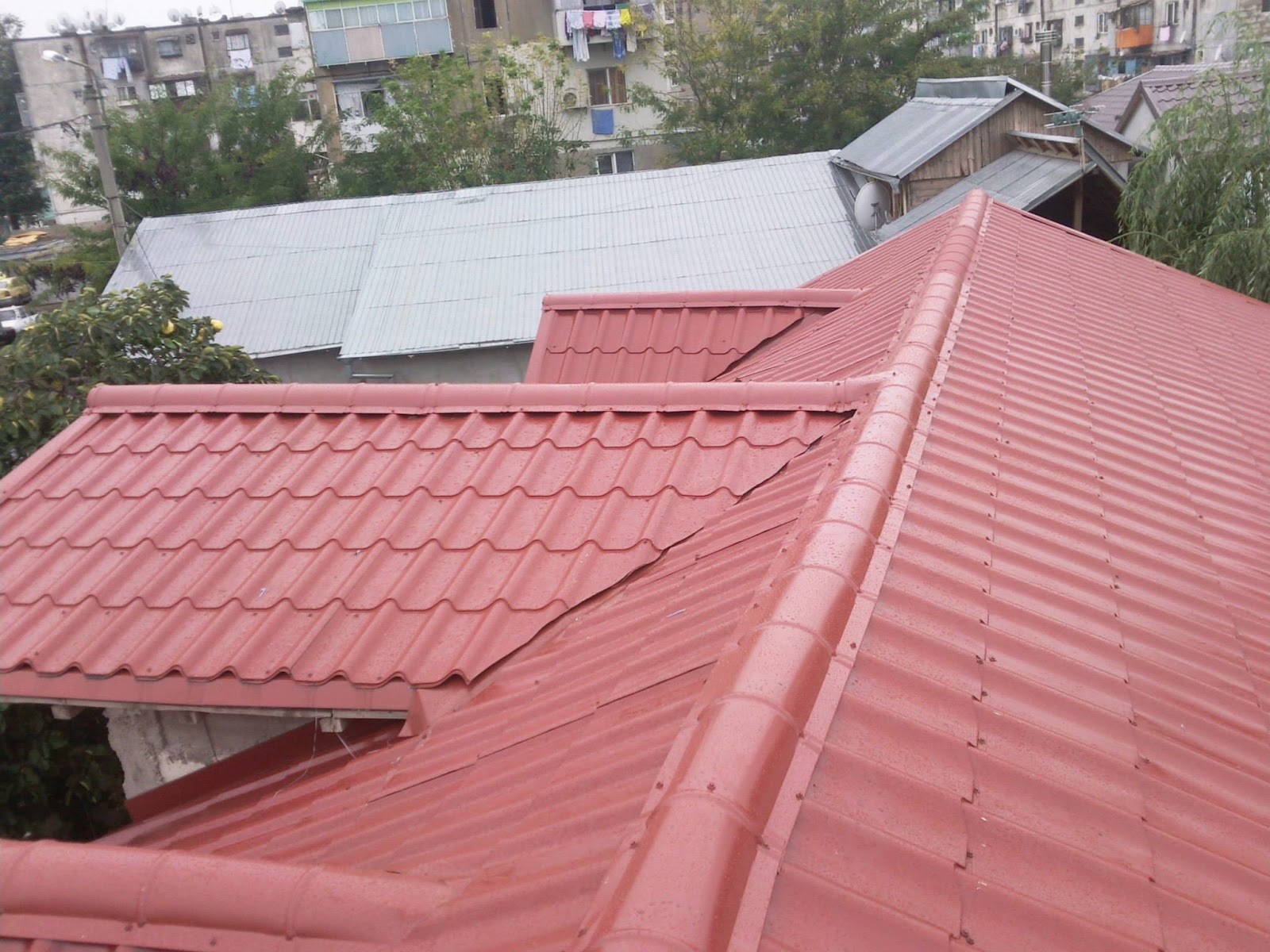 Acoperis montaj Tigla , Tabla Executare Dulgherie