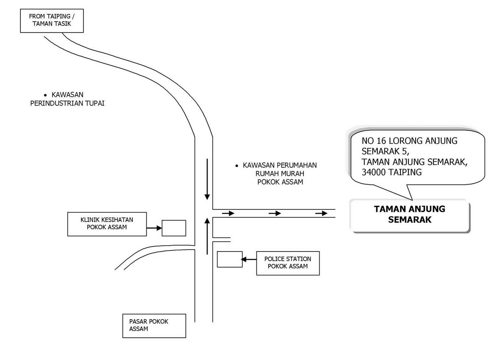 homestay @ taiping: HOMESTAY DI TAMAN ANJUNG SEMARAK, POKOK ASSAM