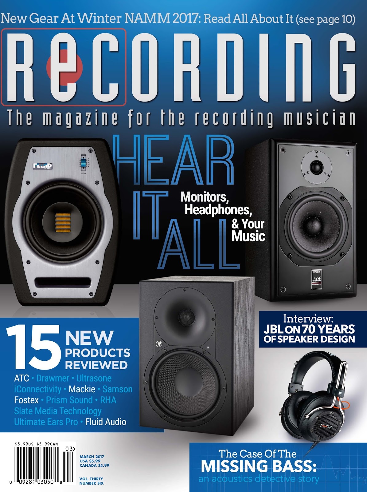 Pick of the Hits - JBL Professional by HARMAN, Recording Magazine ...